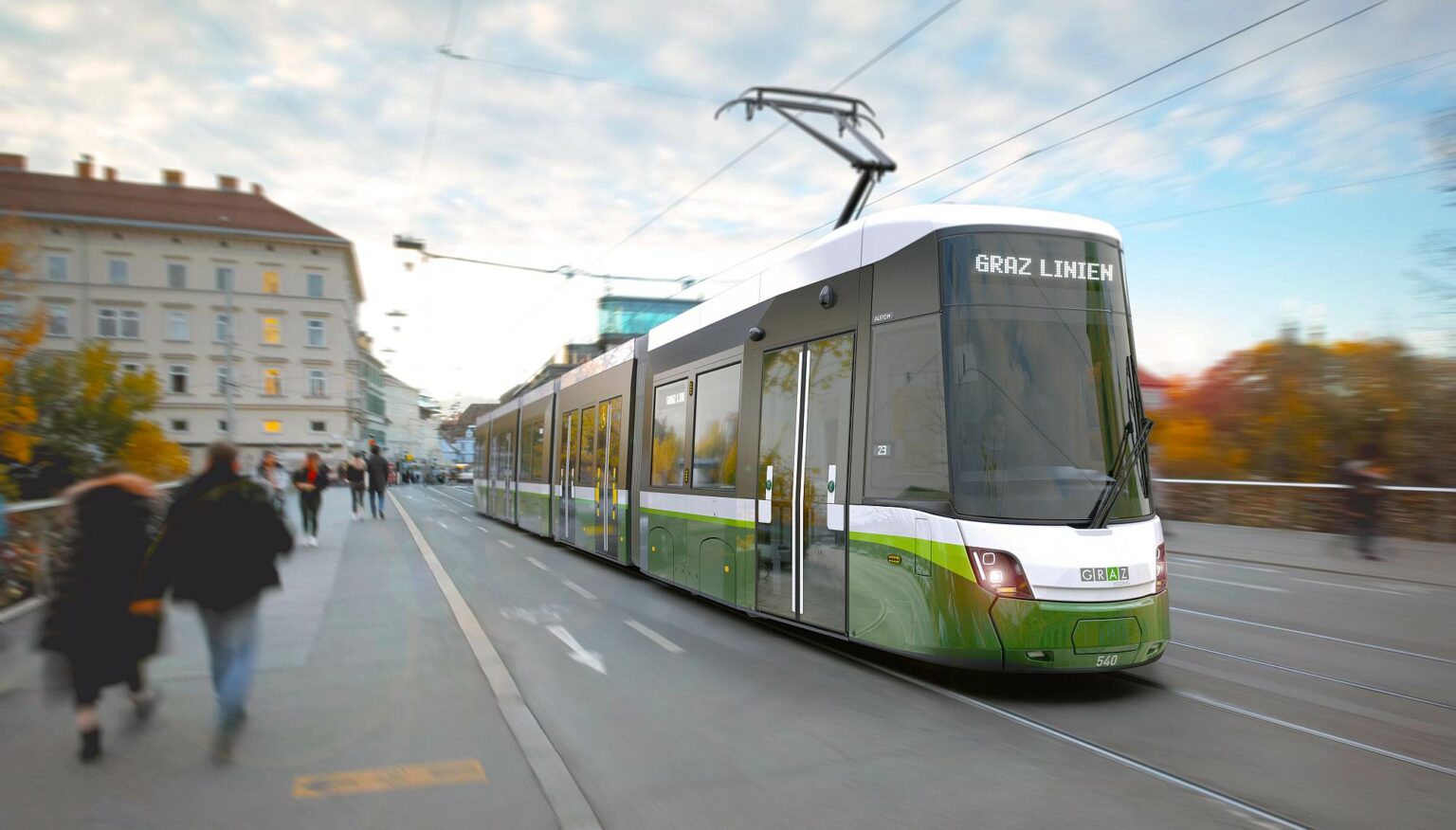 So sieht die neue Flexity Straßen­bah­n für Graz aus